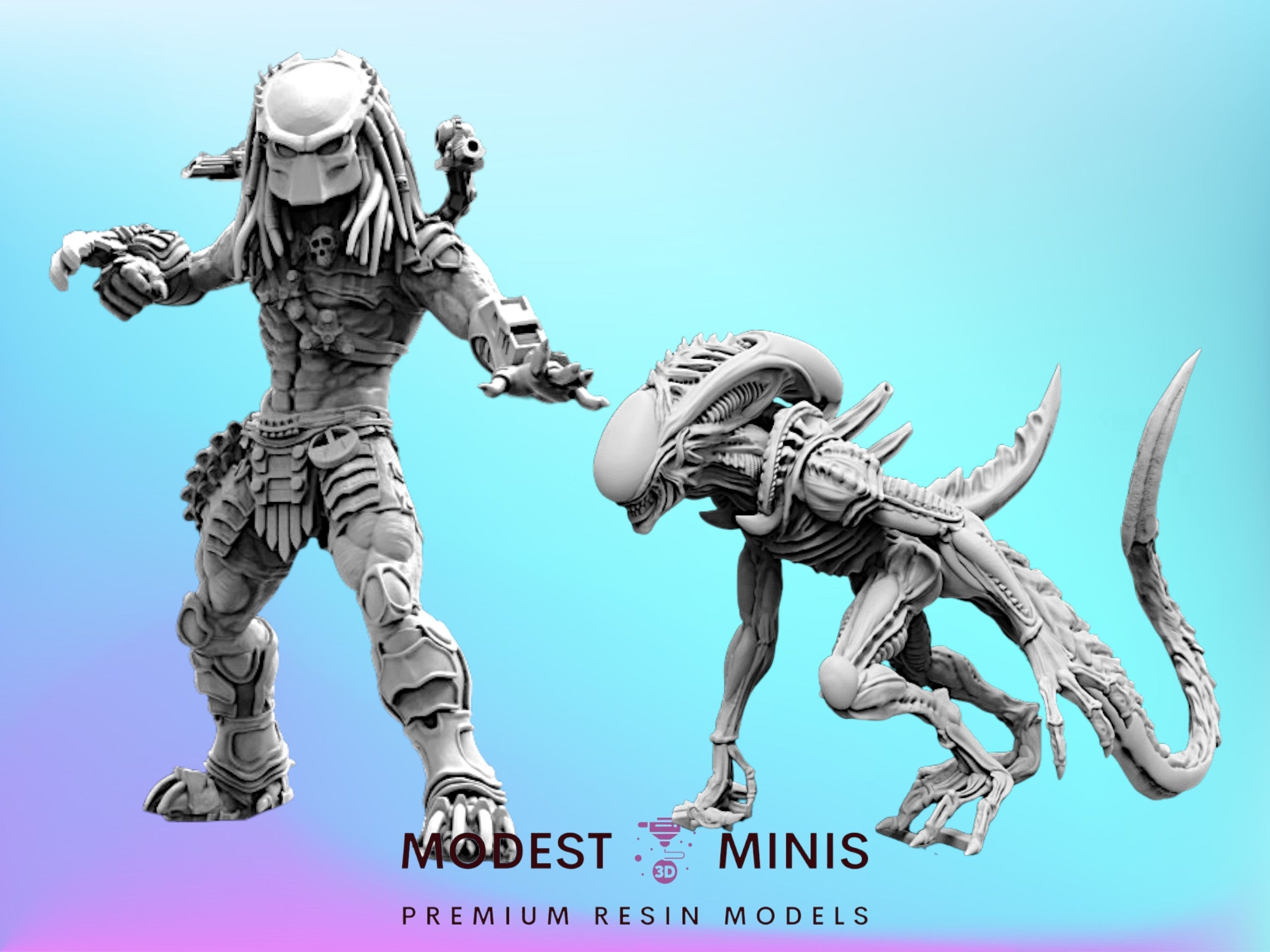 Papsikels Sci Fi & Alien V Predator – Modest Minis Studio