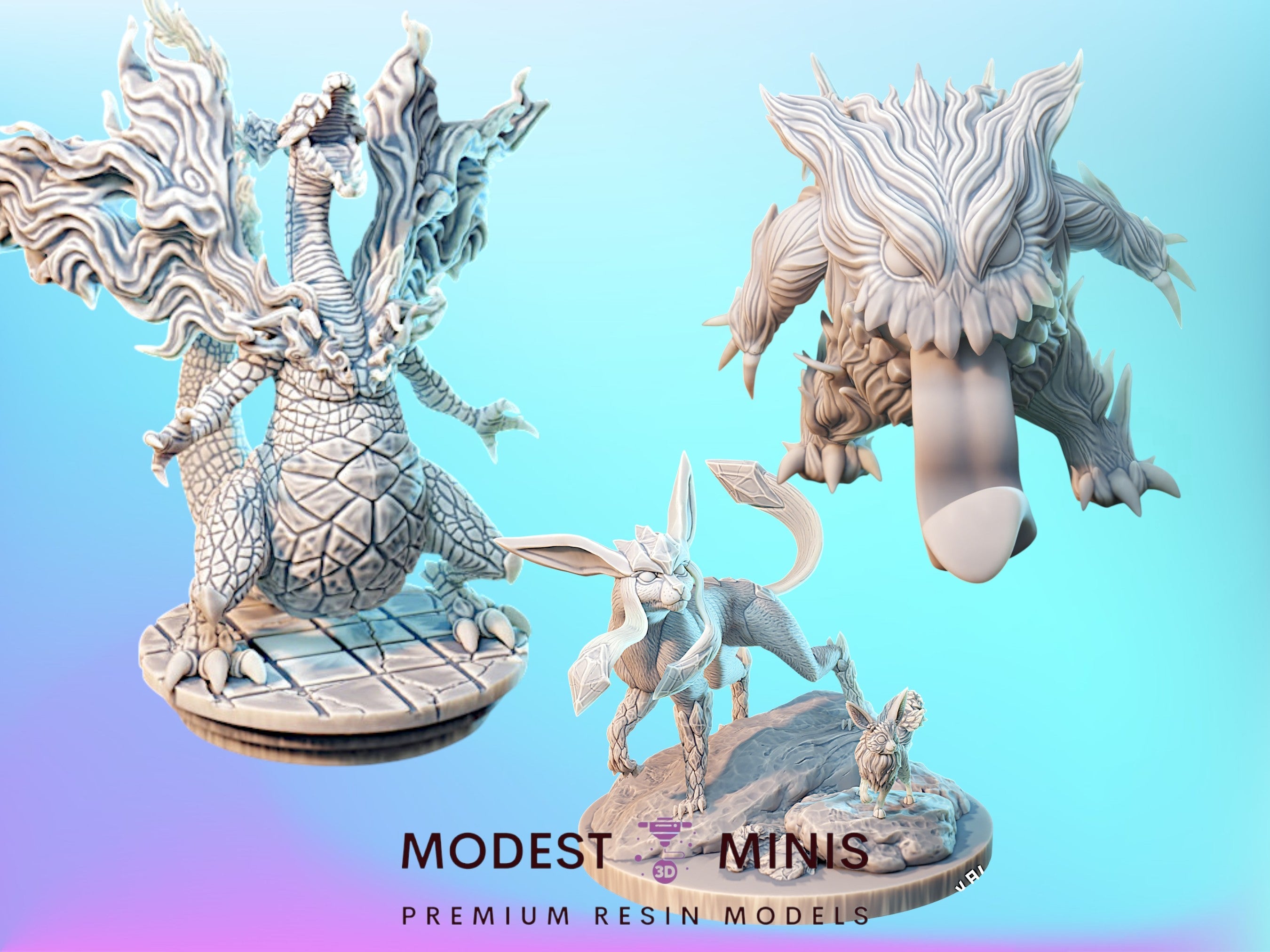 Kaiju-mon – Modest Minis Studio