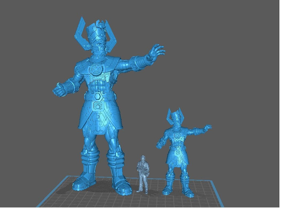 3D printed 40mm superhero MCP miniatures from Modest Minis Studio