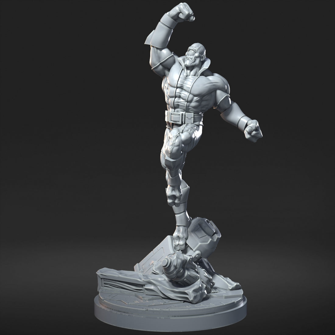 3D printed 40mm superhero MCP miniatures from Modest Minis Studio