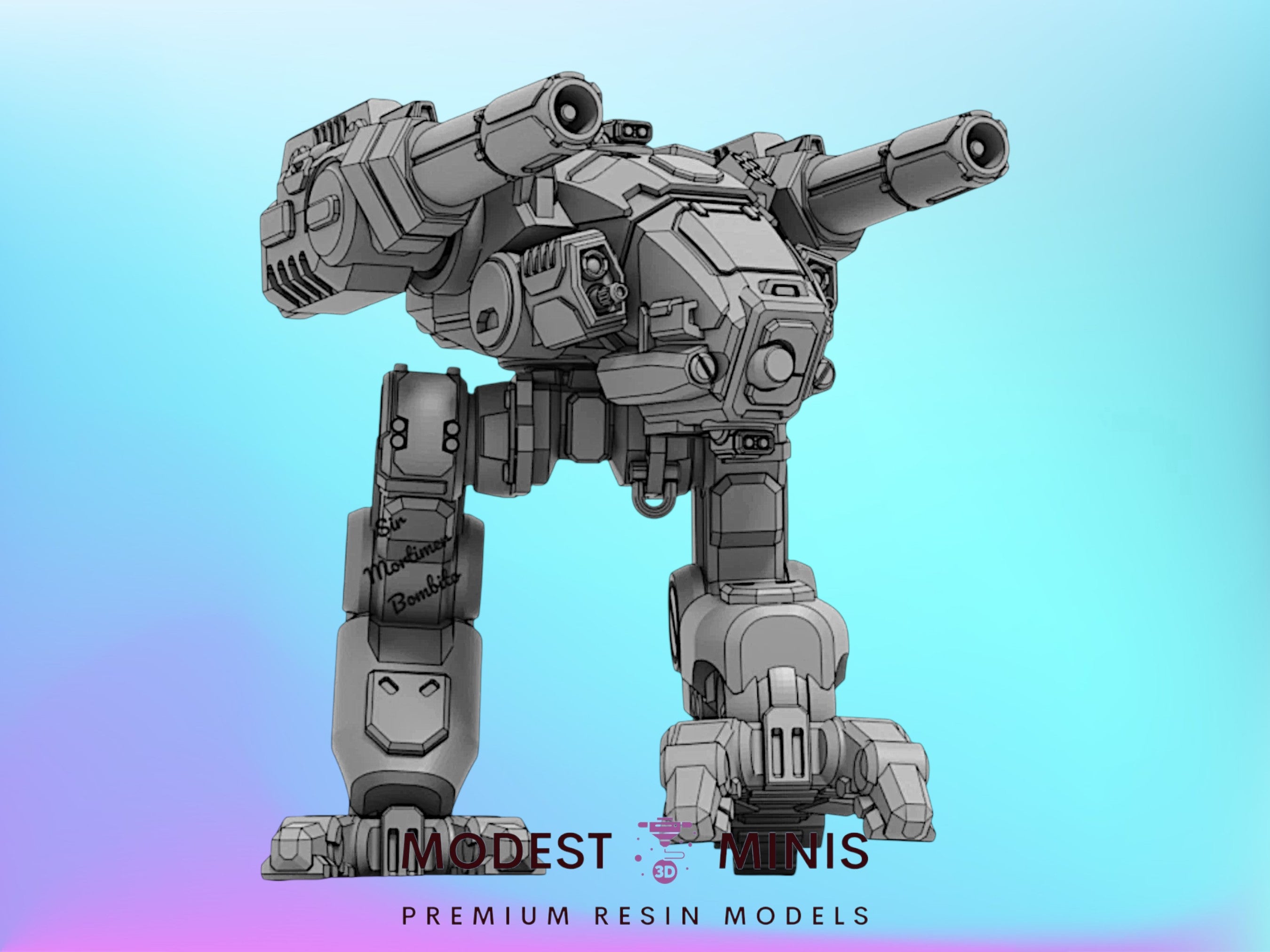 MDog C | 1:265 | 6mm Battletech Scale | Mecha | Sir Mortimer – Modest ...