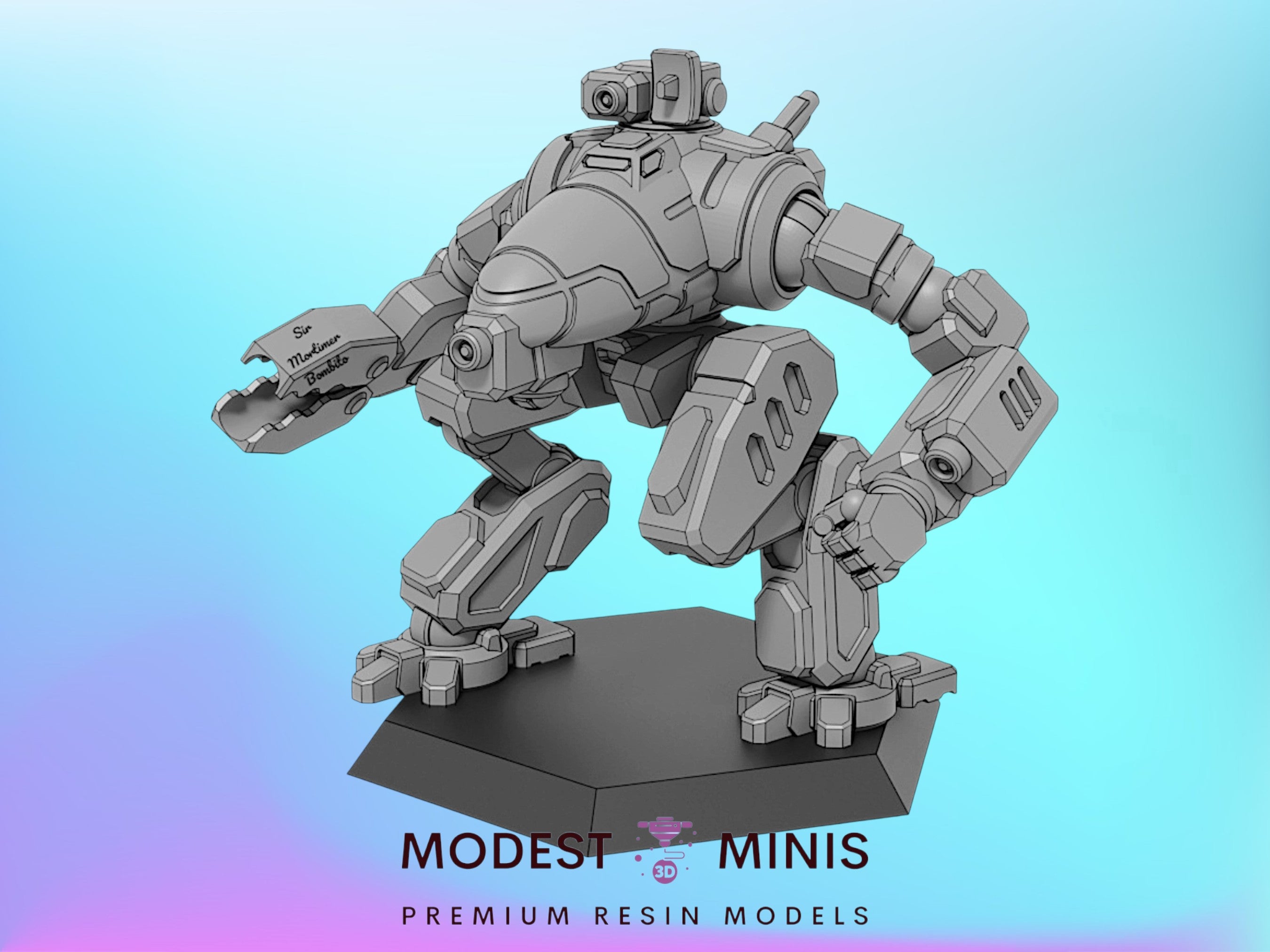 MDog C | 1:265 | 6mm Battletech Scale | Mecha | Sir Mortimer – Modest ...