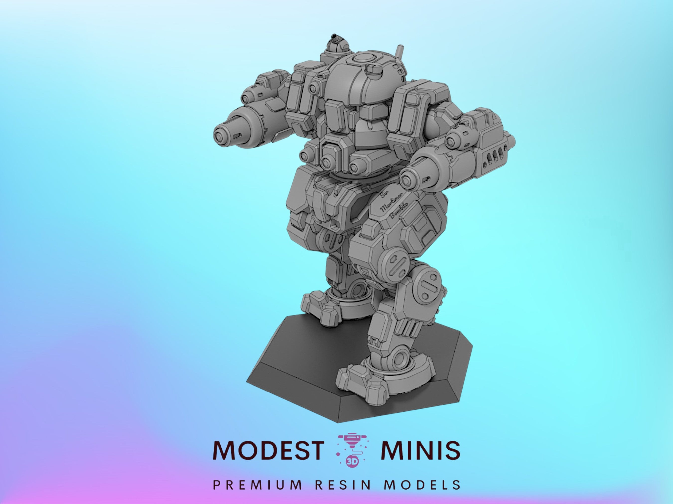 MDog C | 1:265 | 6mm Battletech Scale | Mecha | Sir Mortimer – Modest ...