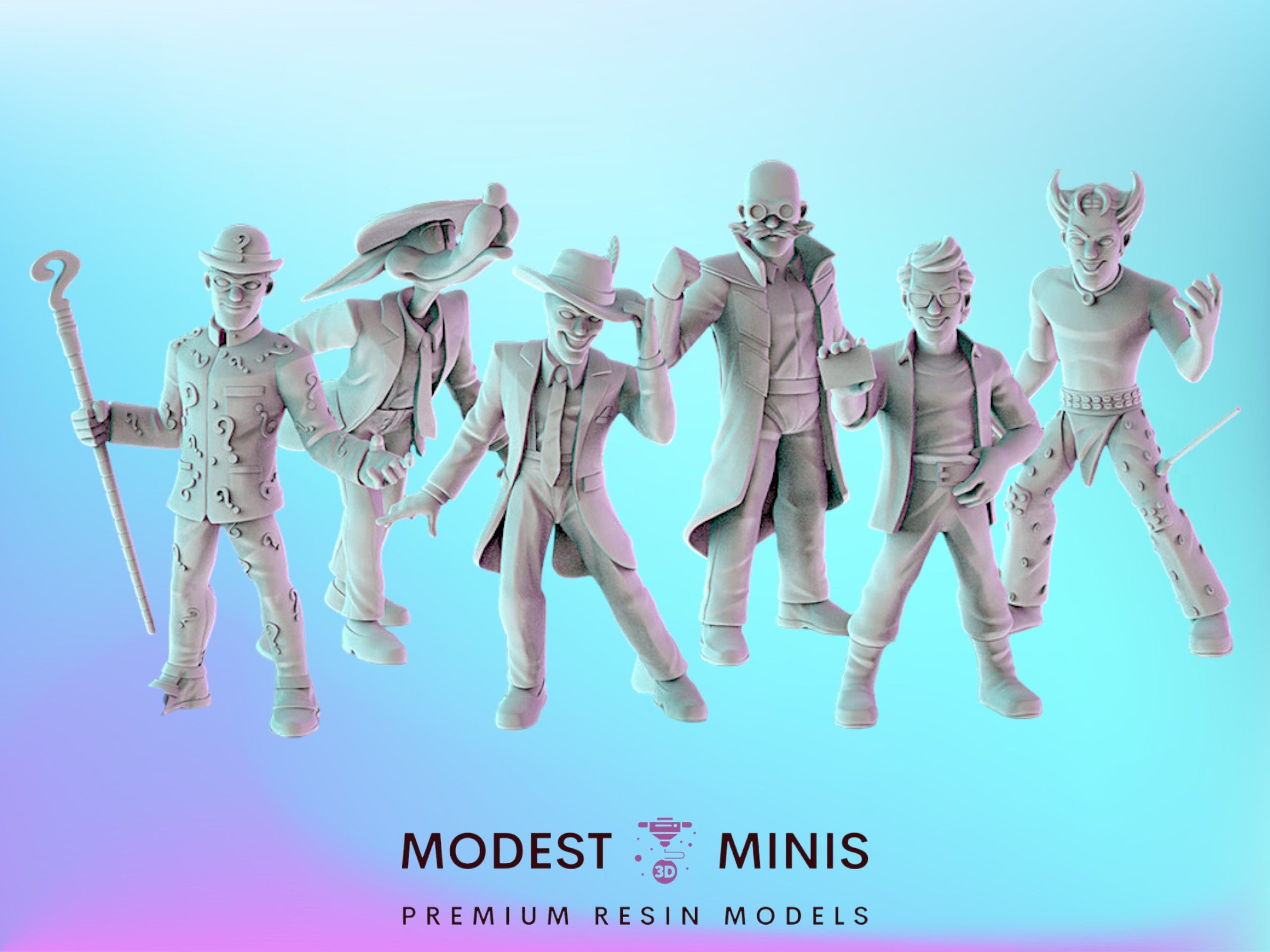 Many Faces of Jim – Modest Minis Studio