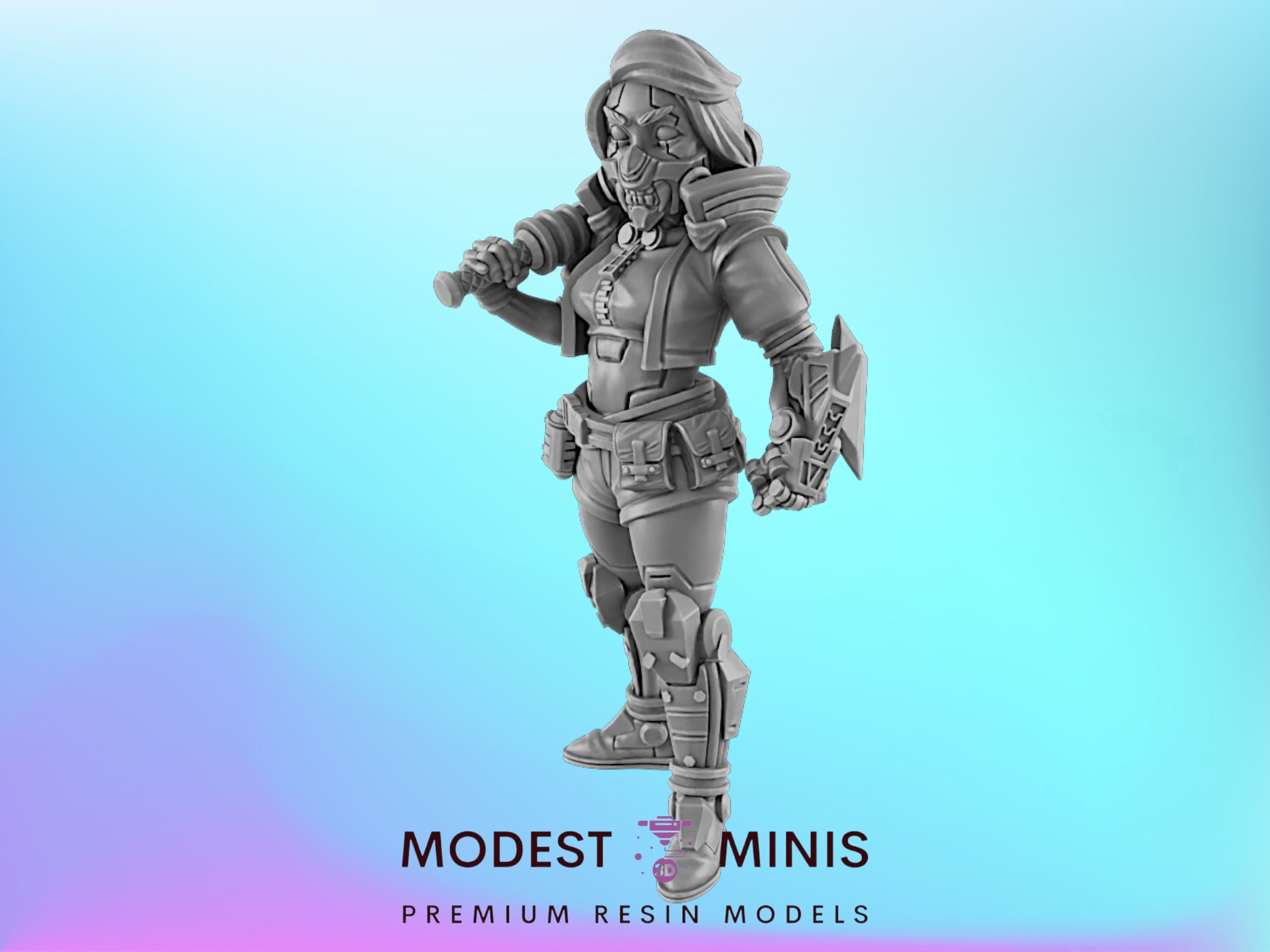 NPC Demonkin Female Songstress - 25mm - 75mm Scale | DnD | EC3D Fantasy ...